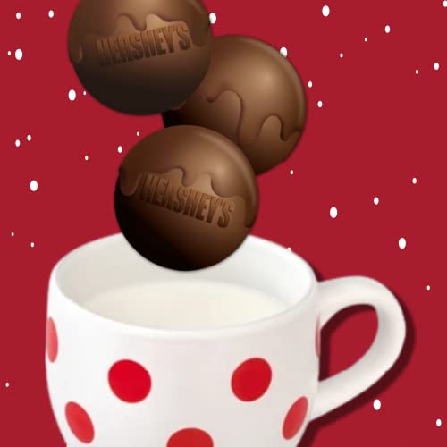Easter Hot Chocolate Melting Balls with Mini Marshmallows, Individually Wrapped Cocoa Melts, Holiday Themed Dessert Drink,Basket Stuffer, Pack of 2 (Cinnamon Chip +Original)