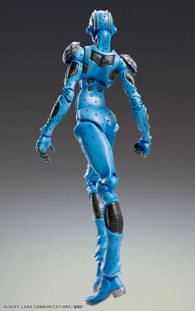Medicos JoJo’s Bizarre Adventure Part 6: Chozo Kado Stone Free Super Action Statue Figure, Multicolor