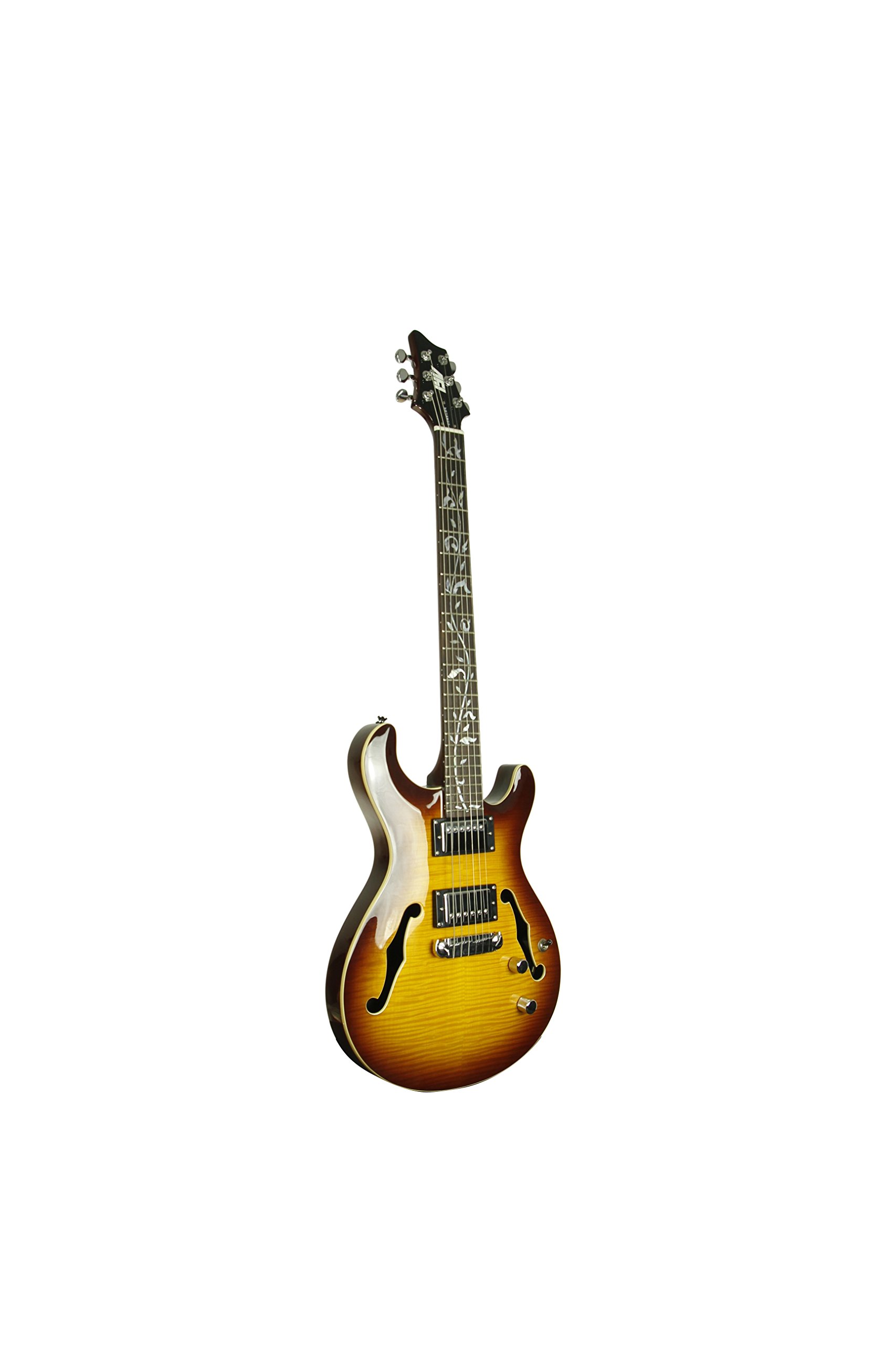 ivy 6 String Acoustic-Electric Guitar, Right, Tobacco Sunburst (IPF-300 TSB)