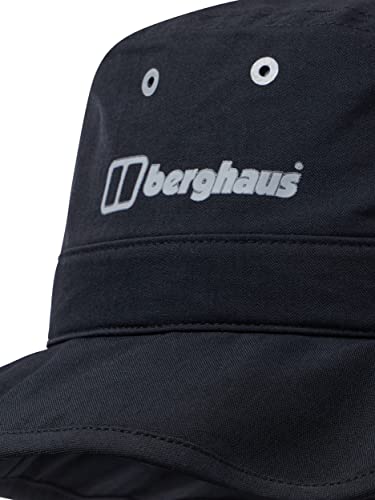 Berghaus Standard Cap Beanie Adjustable, Bucket Hat Black/Monument, One Size