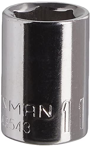 CRAFTSMAN Shallow Socket, Metric, 3/8-Inch Drive, 11mm, 6-Point (CMMT43543)