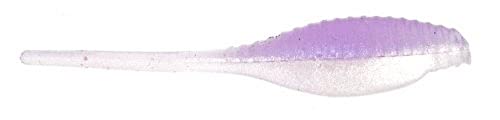 Bass Assassin Pro Tiny Shad Lure-Pack of 15,Albino Shad, 2-Inch