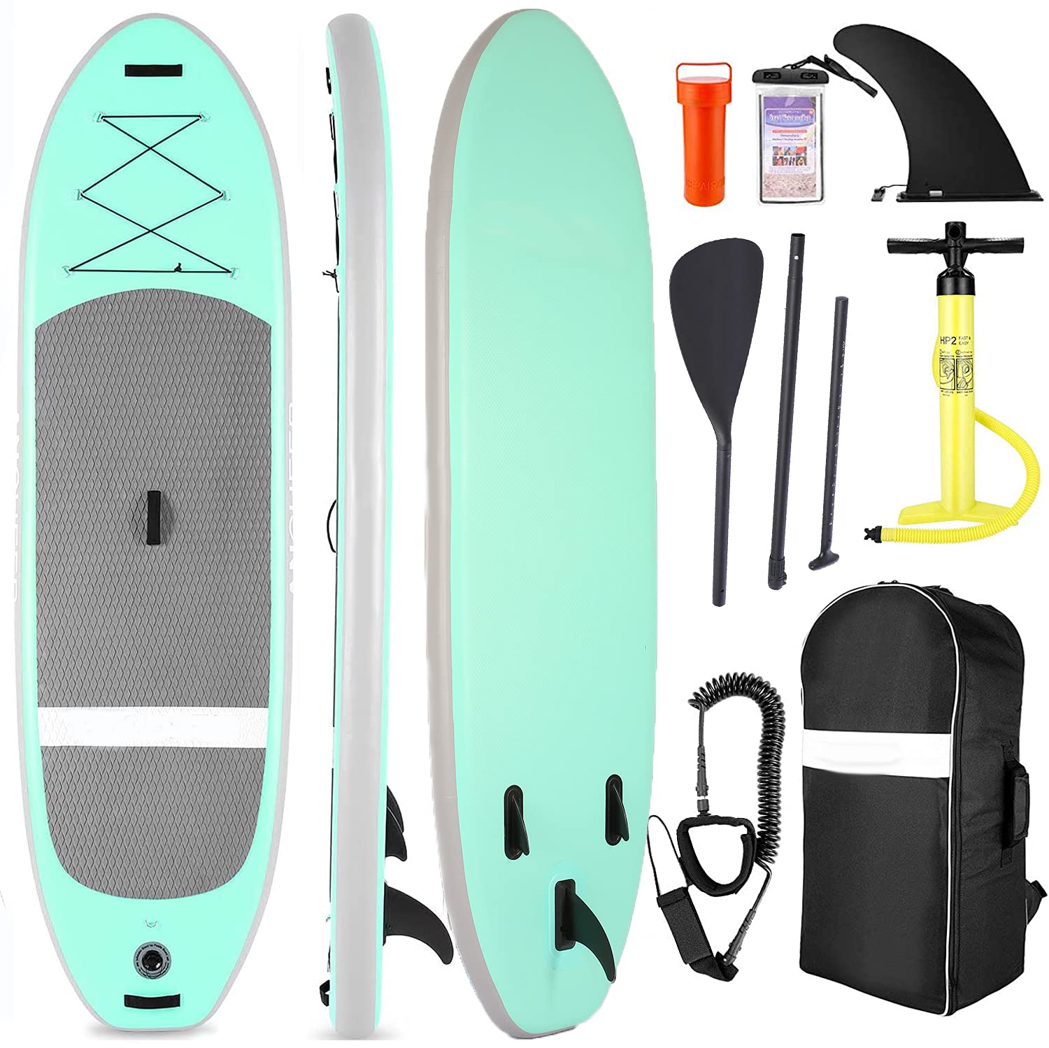 Casulo Inflatable Paddle Boards iSUPs with SUP Accessories & Backpack, Inflatable Stand Up Paddle Board for Beginners or an Expert Paddler, Blow up Paddle Boards