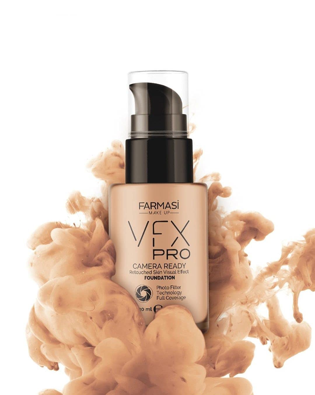 FARMASi VFX Pro Natural Beige and VFX Pro Primer Long Lasting Liquid Foundation Set, Skin Moisturizer Advanced Breathable Hydrating Full Coverage makeup for Face Makeup Set