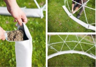 Garden Igloo - Improved Version V2 - 12' Walk-in Garden Dome Igloo