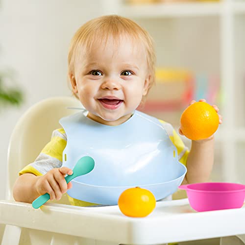 GET FRESH PLA Kids Spoons and Forks Set β 8-Pack Melamine Free PLA Utensils for Kids Toddlers β Reusable Microwave Safe Childrens Cutlery Set β Biodegradable PLA Kids Dinnerware Spoons and Forks