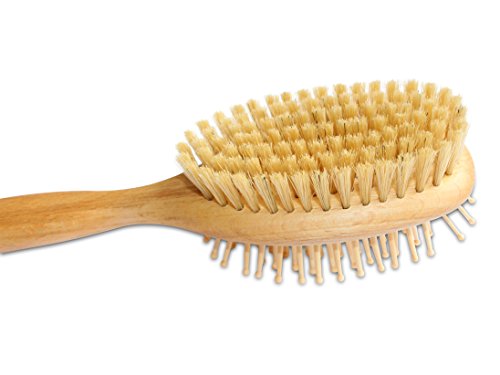 Mars Professional Wood Pin and Bristle Brush for Horses, Mane and Tail, Made in Germany