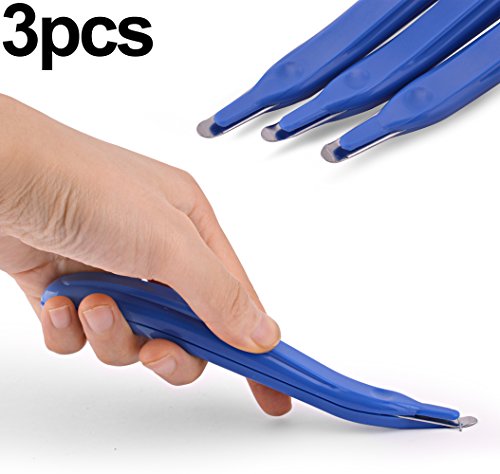 KTRIO Staple Remover Professional Magnetic Easy Staple Removers Stapler Remover Staple Remover Tool Staple Puller Remover Staple Pullers for Office, School and Home 3Pack Blue