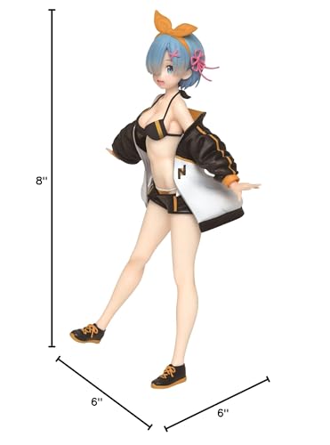 Taito Re:Zero Precious Figure - Rem~Jumper Swimsuit ver~ ~Renewal~ Prize Figure