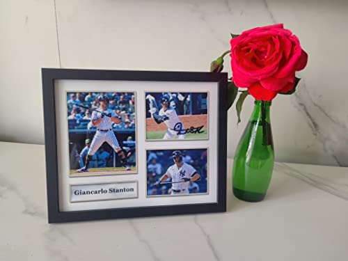 Giancarlo Stanton Reprint Signed Photo Picture Poster Framed Display Decorations Fan Gifts Memorabilia Wall Art