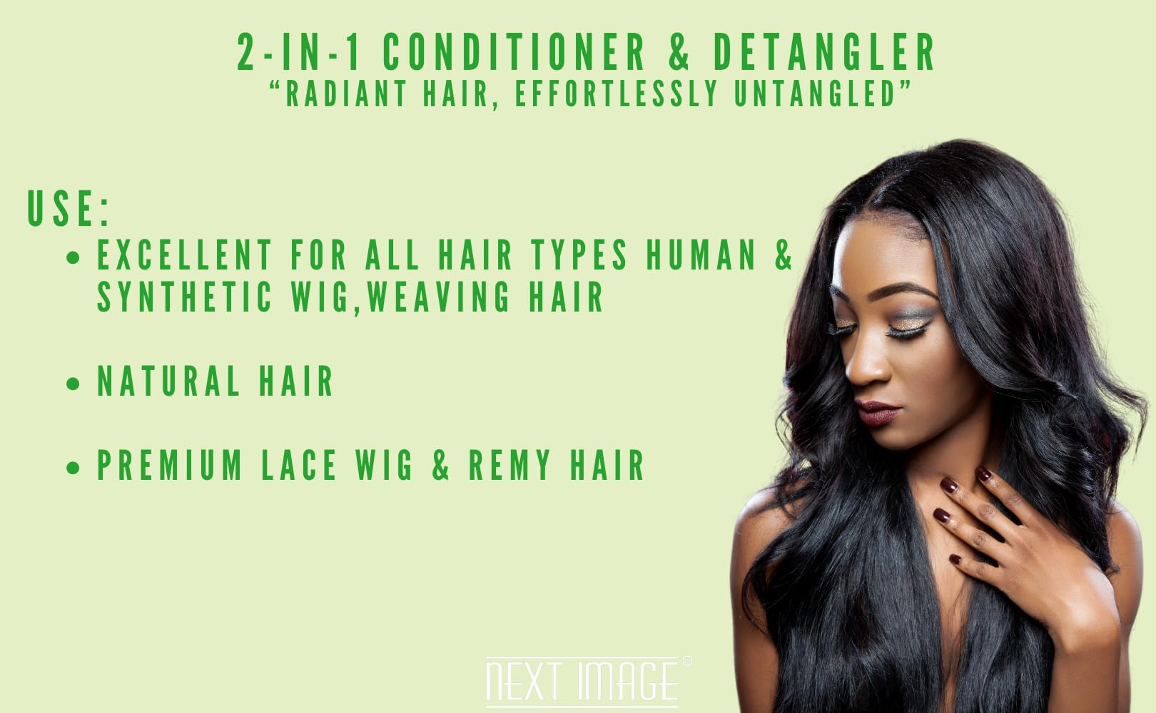 On Natural Next Image Avocado & Shea Butter 2-in-1 Conditioner & Detangler, 8 Ounce