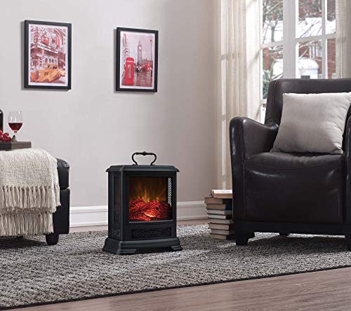 Duraflame Portable Electric Fireplace, One Size, Black