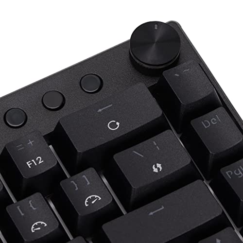 Garsentx Mechanical Gaming Keyboard with 2.4Gzh/BT/USB C Connection, 68 Keys Ergonomic Compact PC Wireless Keyboard with Hot Key RGB Backlit Light for Gaming Office (Red Shaft)