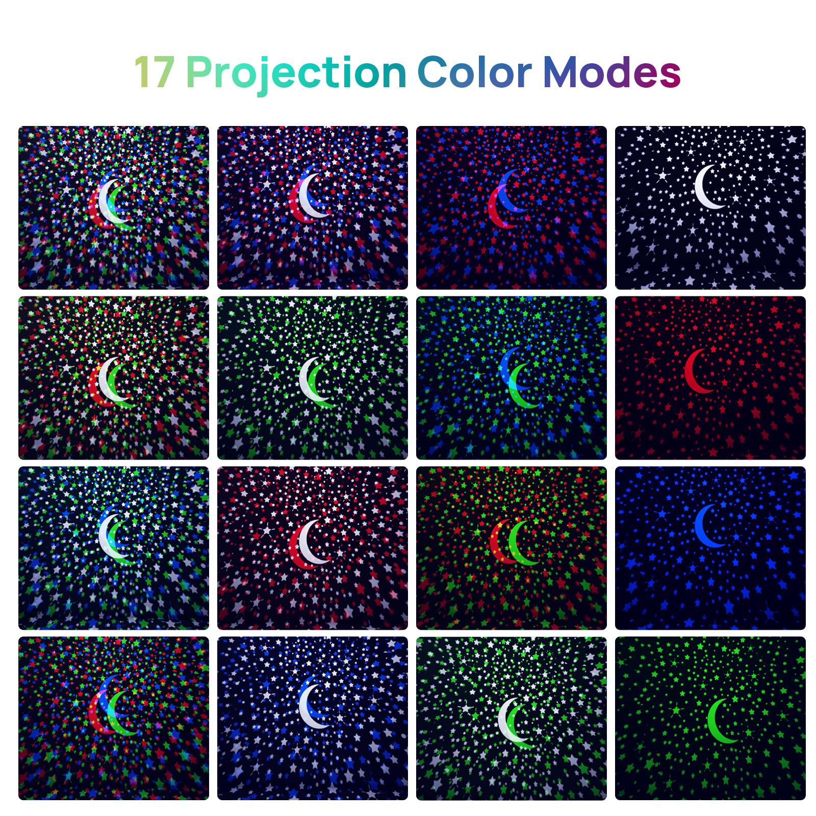 FBLzoo Star Projection lamp rotatable 360-degree Projector Children's Toys Girls Birthday Gift Christmas Gift Bedroom Atmosphere lamp Sleeping Night Light Small Table lamp (Purple)