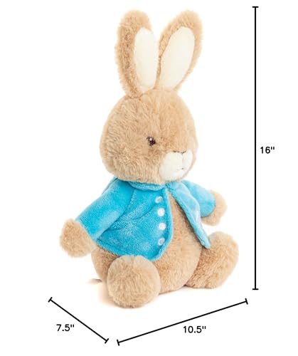 KIDS PREFERRED Peter Rabbit Stuffed Animal Plush, Beatrix Potter Bunny 17 Inches