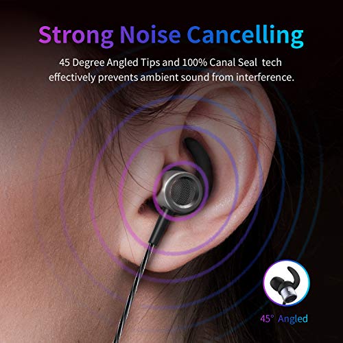 MINDBEAST Noise Cancelling Headphones Wired Earbuds For Kids And Adults With Microphone And Case β Xbox One Headset Gaming Earbuds For Samsung Galaxy Android iPhone, Extra Bass For Sleep Sport Workout