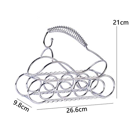 Creative Simplicity Creative Simplicity Wine Rack Household Items Made of Stainless Steel Kitchen Shelf Creative Simplicity Wine Rack Without Decoration for Home, PIBM