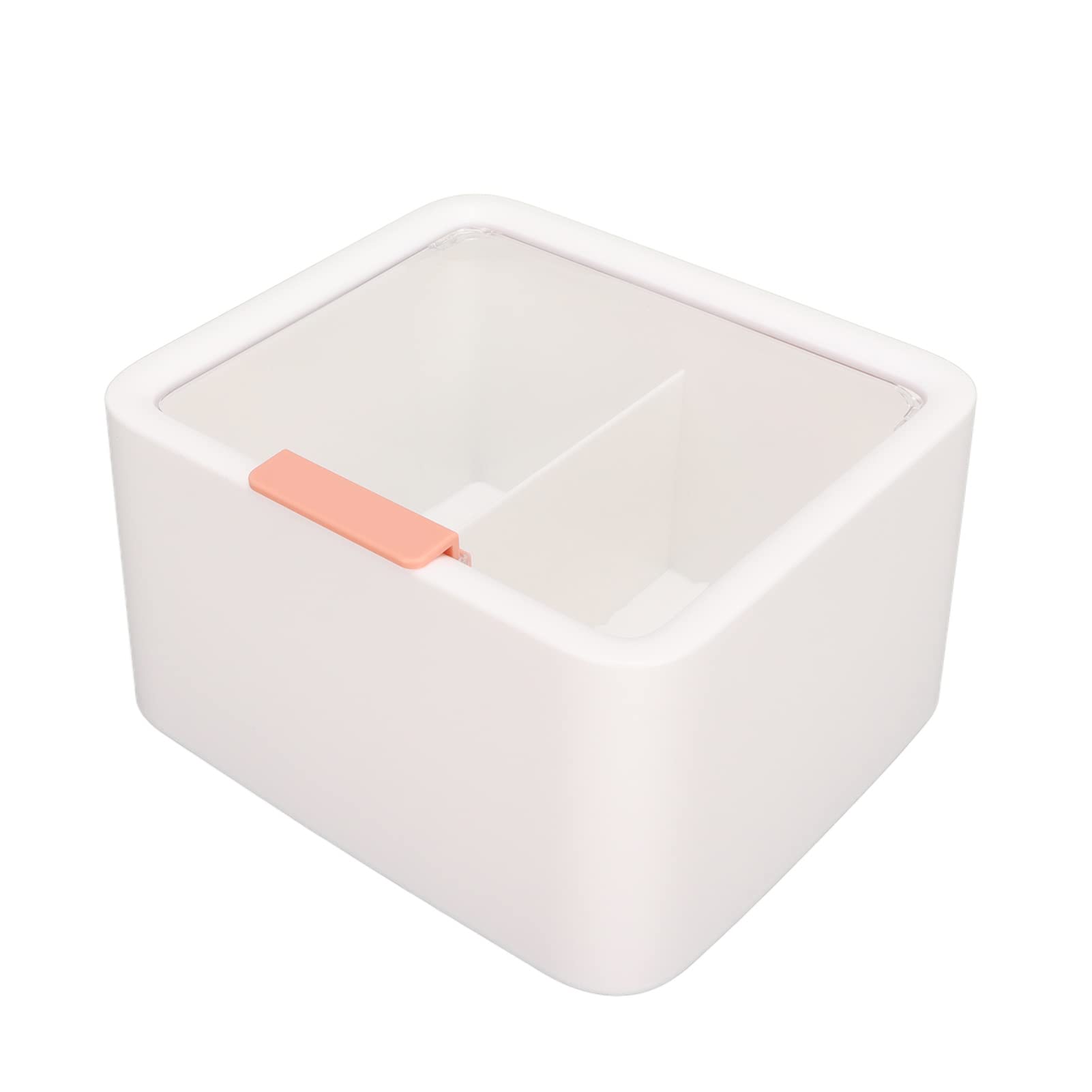 Cotton Pad Holder Dustproof Lightweight Storage Container with Lid for Makeup Accessories