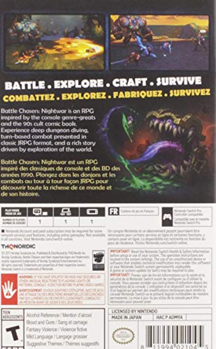 Battle Chaser Nightwar Nintendo Switch - Nintendo Switch