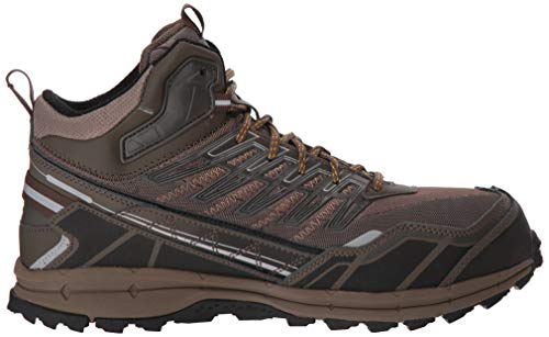 Fila Men's Hail Storm 3 Mid Composite Toe Trail Work Shoes Shoe, Walnut/Major Brown/Gold Fusion, 11 D US