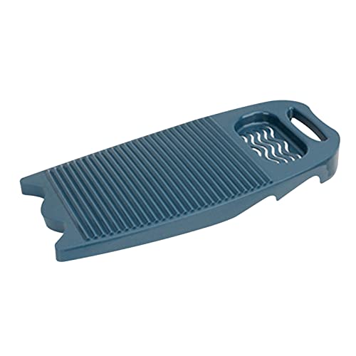 Household Washboard, Non-Slip Laundry Washing Board, Manual Wash Clothes Laundry Pad Scrubbing Board for Household(17.72x7.87x1.97inches), Dark Blue
