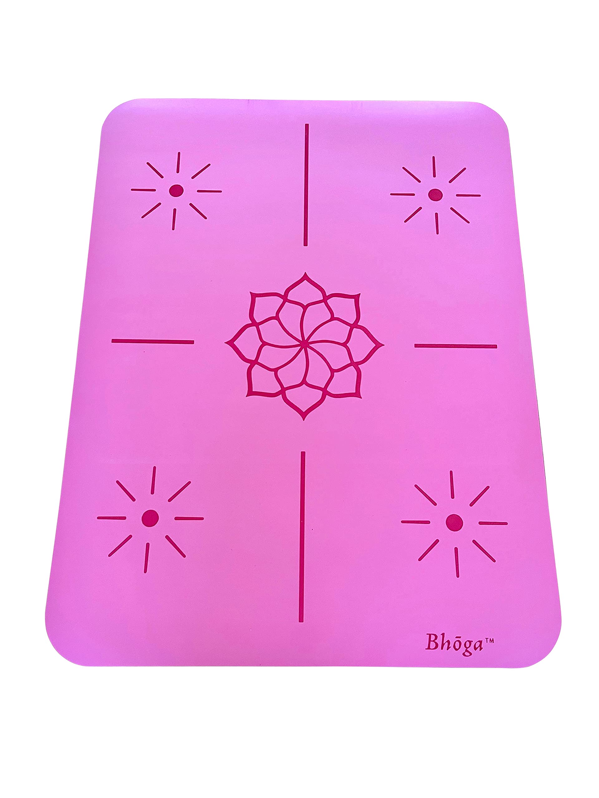 Bhoga Yoga Pad - Mini Yoga Mat (Pretty Pink)