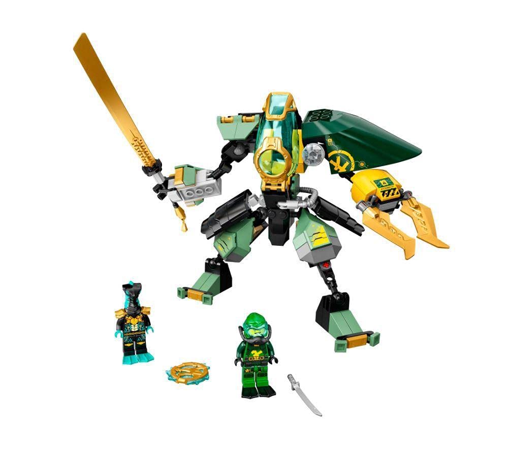 LEGO NINJAGO Lloyd’s Hydro Mech 71750 Building Kit, Underwater Playset with NINJAGO Lloyd and Mech; Role-Play Action for Boys and Girls Ages 7 and Up