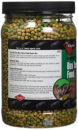 Rep-Cal Maintenance Formula Box Turtle Food Fruit(2 pck / 12 oz each