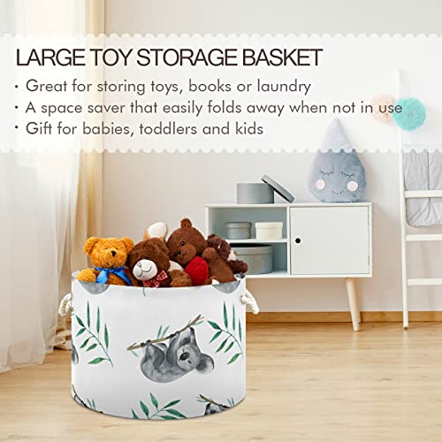 xigua Cotton Rope Basket Koala Bamboo Baby Laundry Basket Blanket Kids Toy Storage Basket Glove Box