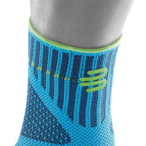 Bauerfeind Sports Ankle Support Dynamic - Ankle Compression Sleeve for Freedom of Movement - 3D AirKnit Fabric for Breathability - Premium Quality & Washable (S, Rivera)