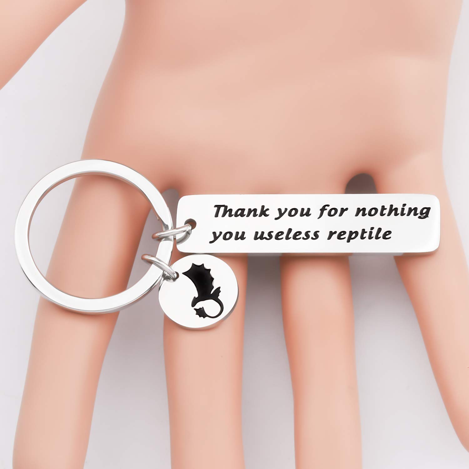 BAUNA Dragon Movie Inspire Keychain Anime Jewelry With Dragon Charm (Dragon Movie Keychain)