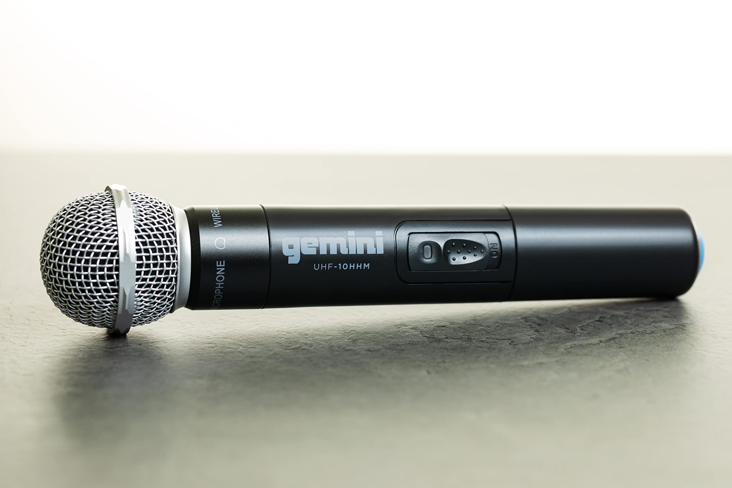 Gemini UHF-01M F1 Handheld Wireless Microphone System - Channel 1 - Professional Karaoke, DJ, and Podcast Mic