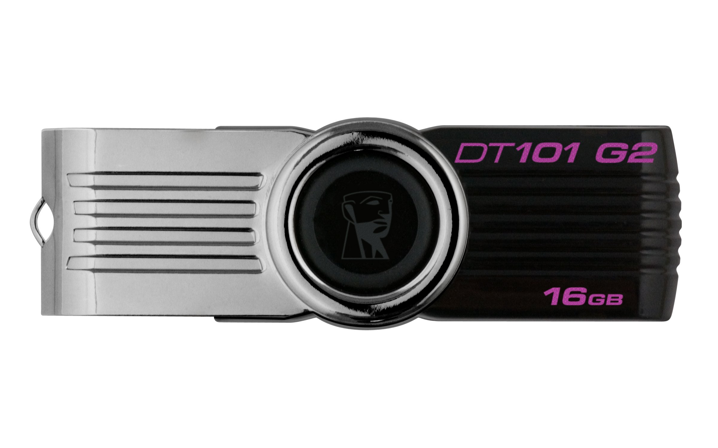 Kingston Digital 16GB DataTraveler 101 G2 USB 2.0 Drive - Black (DT101G2/16GBZ)