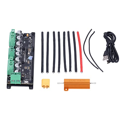 Brushless Motor Driver - Dual Drive Controller Board Based on ODrive for Precise Motor Control of BLDC Motors - Motor Drive Module Compatible with ODESC3.6