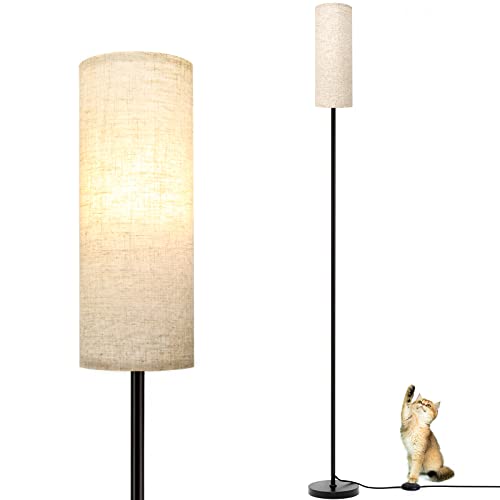 Fovaa Floor Lamp, Floor Lamps for Living Room Bedroom, LED Standing Lamp Bedroom Lamps, Living Room Lamps Tall LED Floor Lamp, Corner Modern Floor Lamp for Office, Home Decor