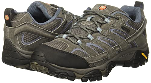 Merrell Women's Moab 2 Waterproof Hiking Shoe, Granite, 10