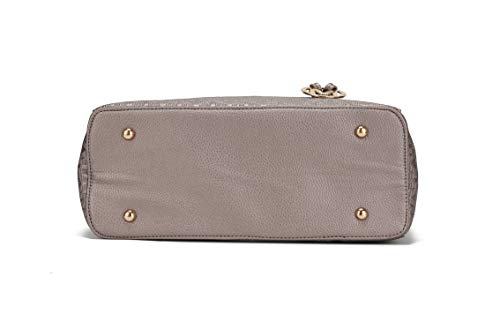 MKF Crossbody Shoulder Bag for Women β PU Leather Top Handle Pocketbook β Roomy Tote Satchel Handbag Purse M Charm Mustard