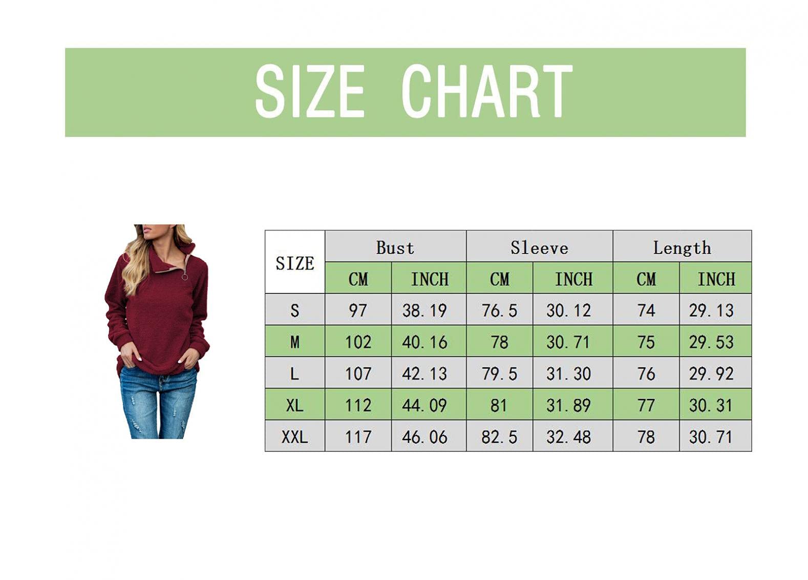 Padaleks Women's Long Sleeve Lapel Side Zip Up Sweatshirt Solid Stylish Loose Fit Casual Pullover Tops Blouses Wine