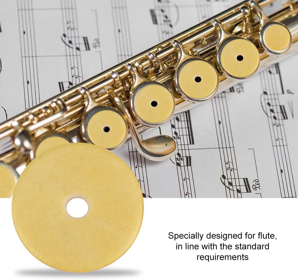 Jiayouy Pack of 16 Flute Pads Repair Kit Flutes Replacement Parts Accessories