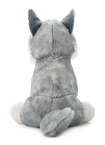 The Petting Zoo Wolf Stuffed Animal, Gifts for Kids, Wild Onez Zoo Animals, Grey Wolf Plush Toy 12 inches