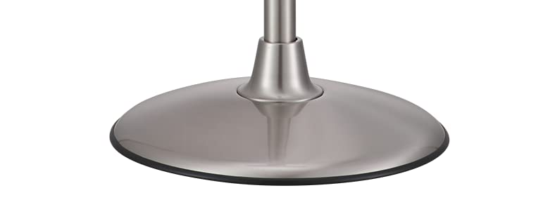Good Housekeeping 92654-BN 16" Retro Pedestal Fan in Brushed Nickel
