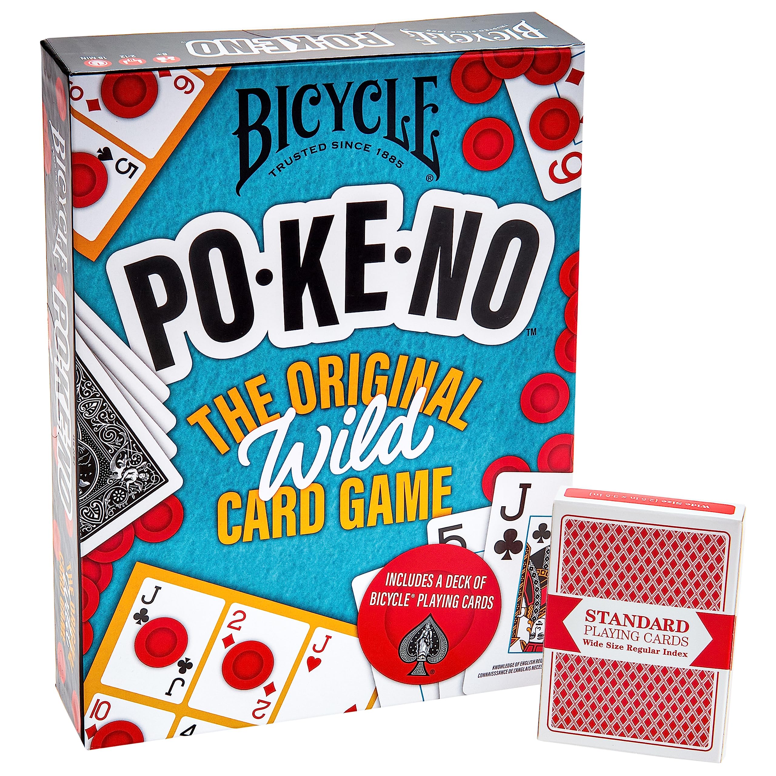 Bicycle Pokeno: The Original Wild Card Game, with an extra deck of Brybelly Playing Cards