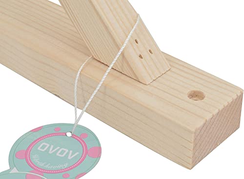 BITNAT Shelf Brackets Wall Shelves 2 Pack Wall Mount Wood Shelf Solid Bracket Shelf Supports Pendant Lamp Kit Includes Screws (Color : Wood, Size : 25.40 cm)