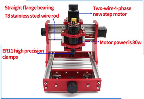 CNCTOPBAOS 1310 CNC Router Machine for Metal Carving,DIY Mini Desktop Benbox/GRBL Control Milling Machine for Aluminum,Copper,PVC,PCB,Acrylic,Wood Cutting Engraving Machine