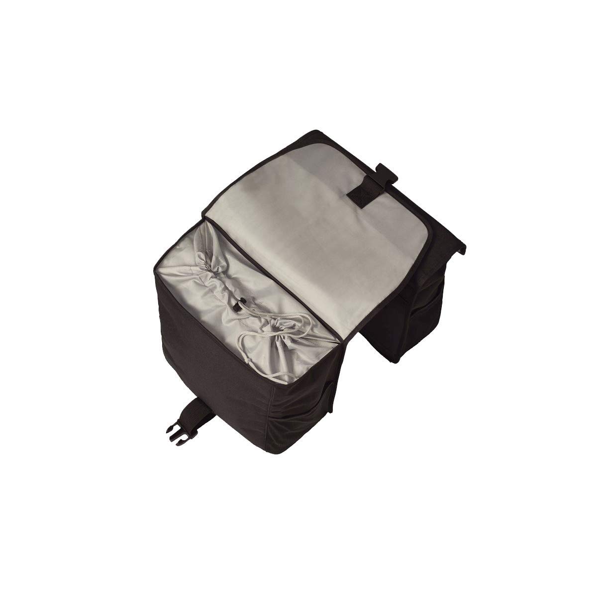 Basil Go MIK Double Pannier Bag, Black, 32 Litre (17781)