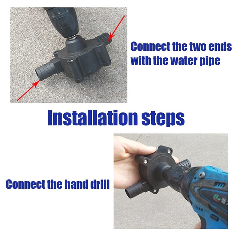 BEEYNG Automatic Boat Bilge Pump Portable Electric Drill Pump Diesel Oil Fluid Water Pump Home Household Tools Portable