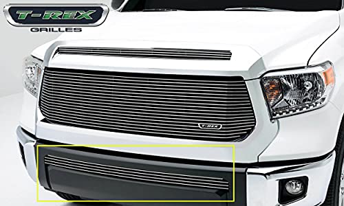 T-Rex Grilles 2014-2021 Tundra Billet Bumper Grille, Polished, 1 Pc, Overlay - PN #25964, black