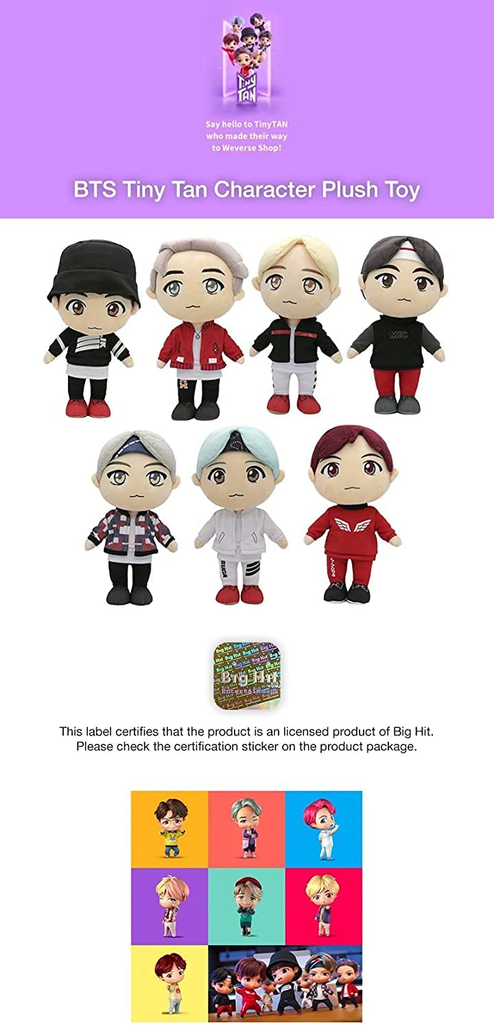TinyTAN BTS MIC Drop 11.8" Plush Doll SUGA - Official Licensed BTS Merchandise - BTS Plushies, BTS Merch, Kpop Merch, BTS Kpop (SUGA)