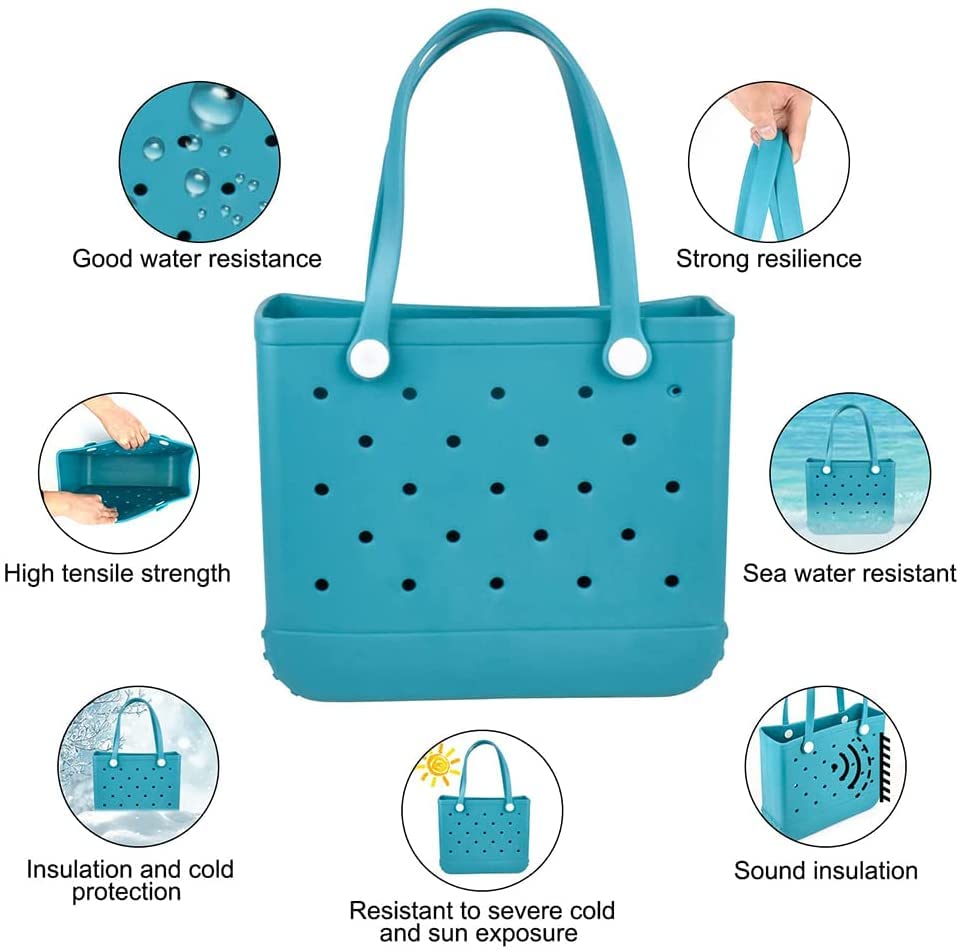 Rubber Beach Bag Waterproof Sandproof Outdoor Travel Tote,For Beach,Sports