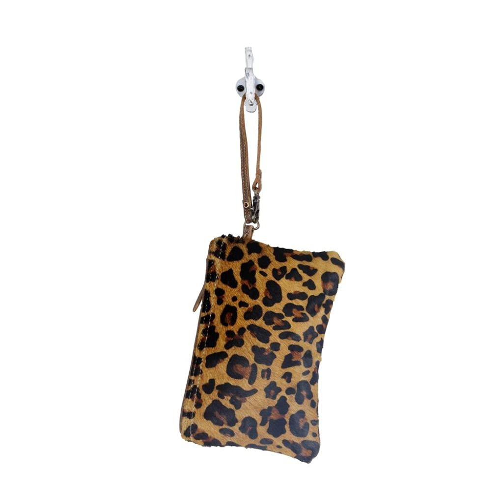 Myra Bag Designer Touch Cowhide Pouch Upcycled Cowhide & Leather S-2825
